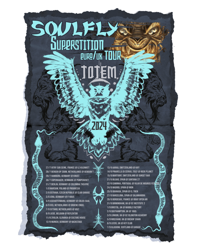 Soulfly announce European tour - Distorted Sound Magazine