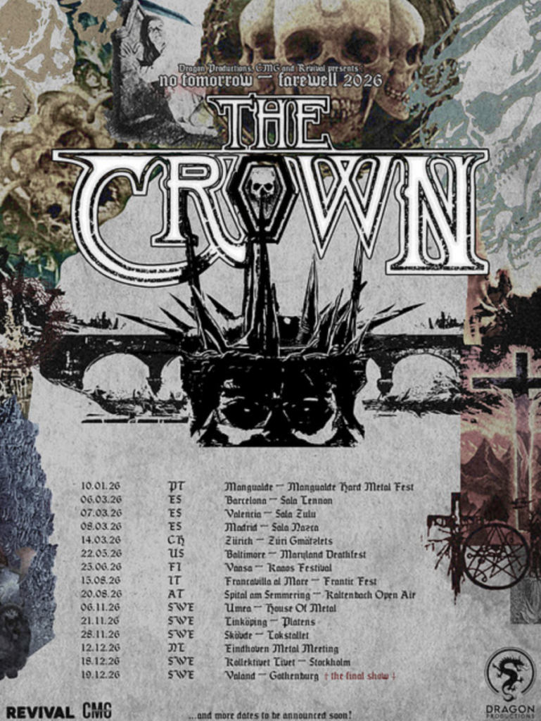 The Crown announce farewell tour - Distorted Sound Magazine