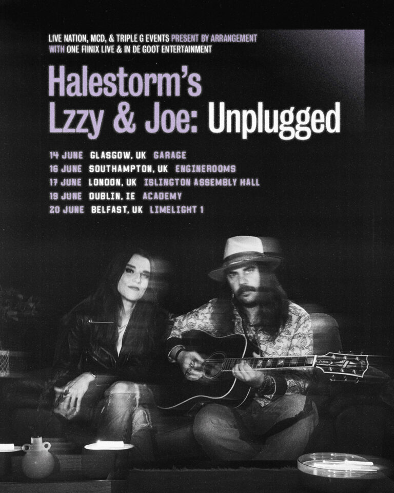 Halestorm's Lzzy & Joe announce UK unplugged tour dates - Distorted ...