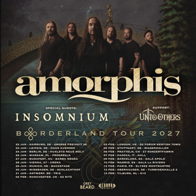 Amorphis announce European tour - Distorted Sound Magazine