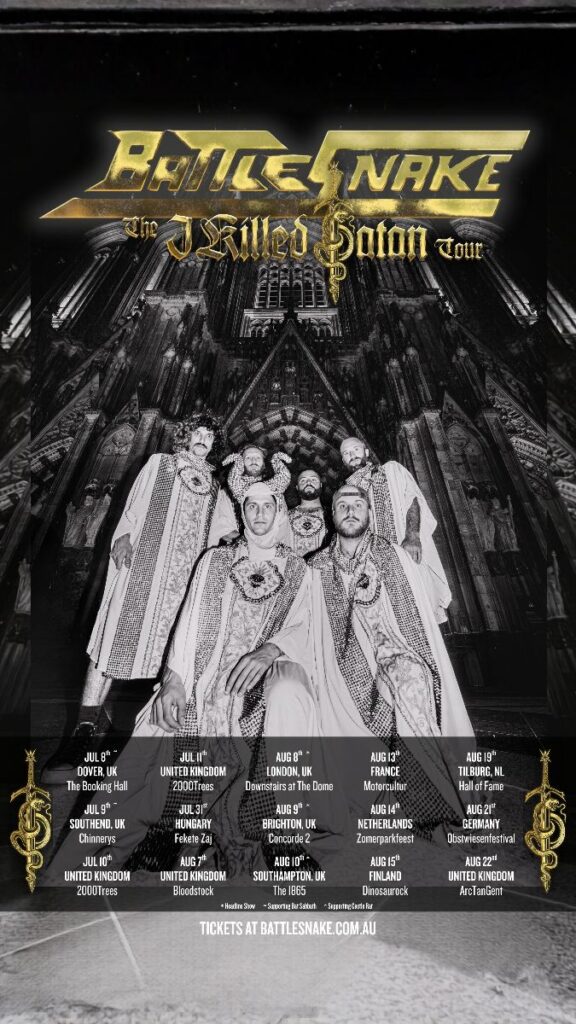 Battlesnake announce European tour - Distorted Sound Magazine