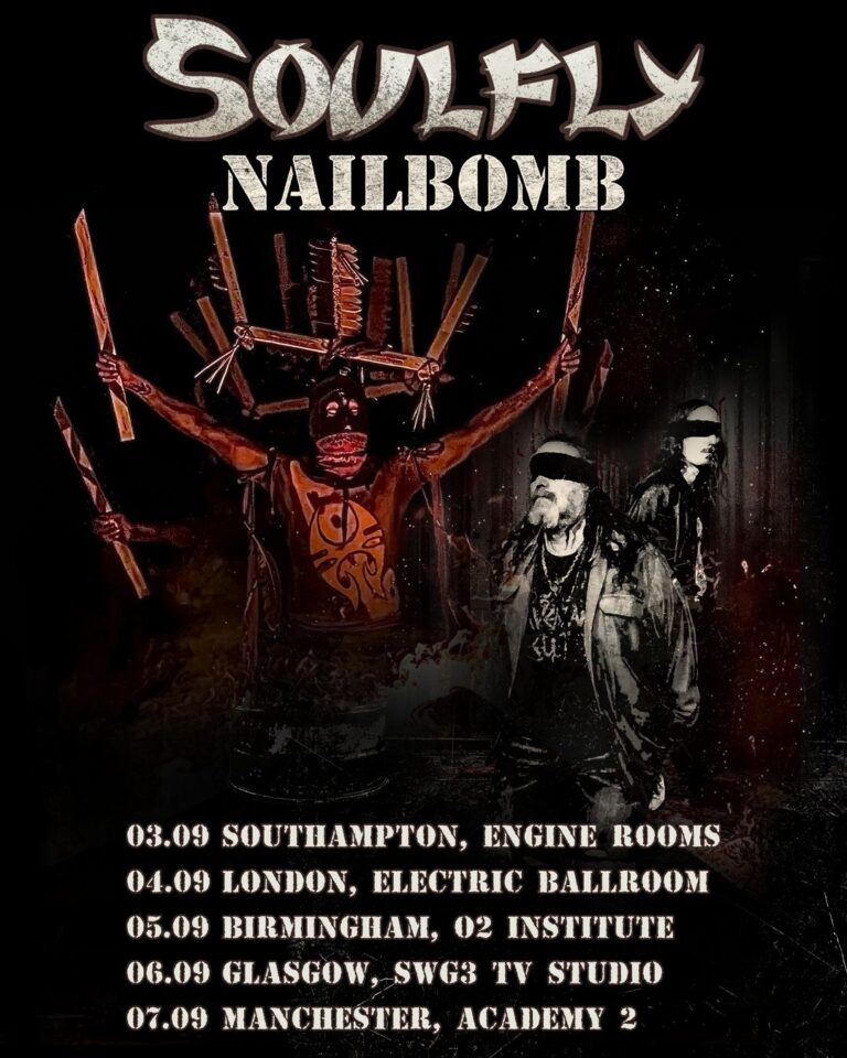 Soulfly announce UK tour - Distorted Sound Magazine